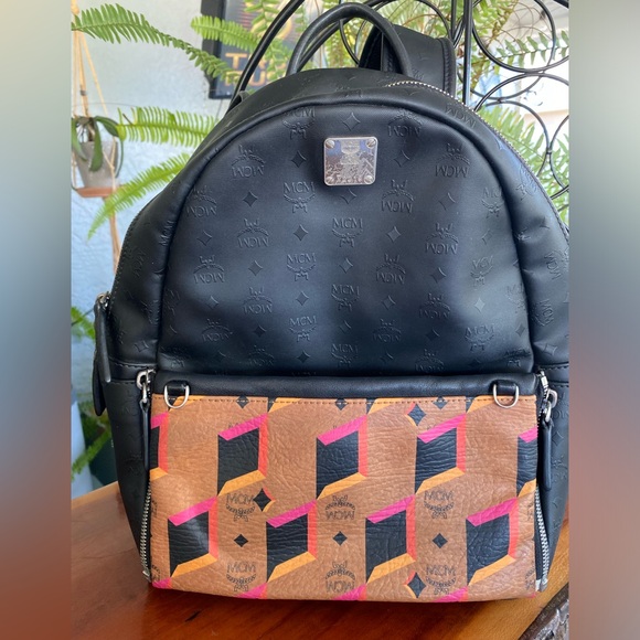 MCM | Bags | Authentic Mcm Dual Star Pvc Backpack | Poshmark